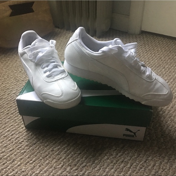 Puma | Shoes | Pumas All White | Poshmark